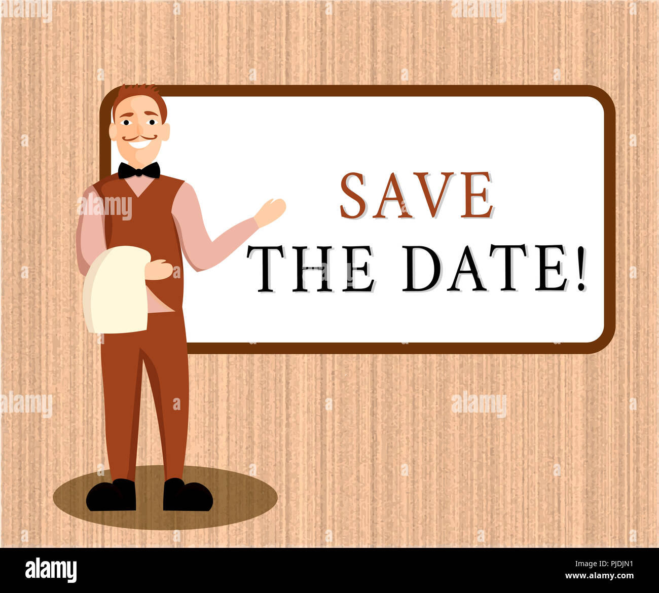 Word writing text Save The Date. Business concept for Remembering the schedule Mark the calendar ...