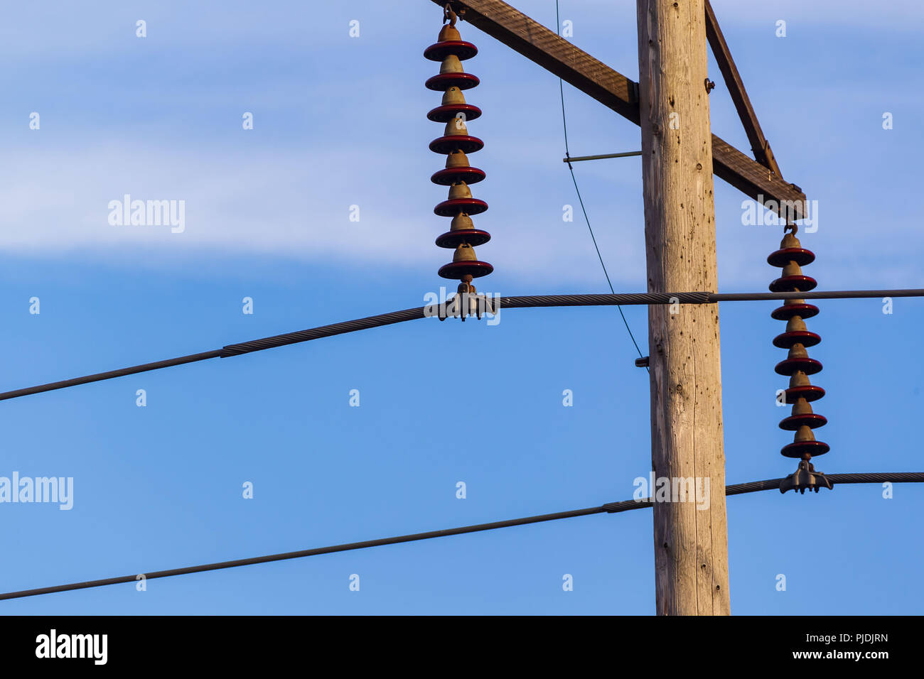 the most common part of the power infrastructure Stock Photo - Alamy