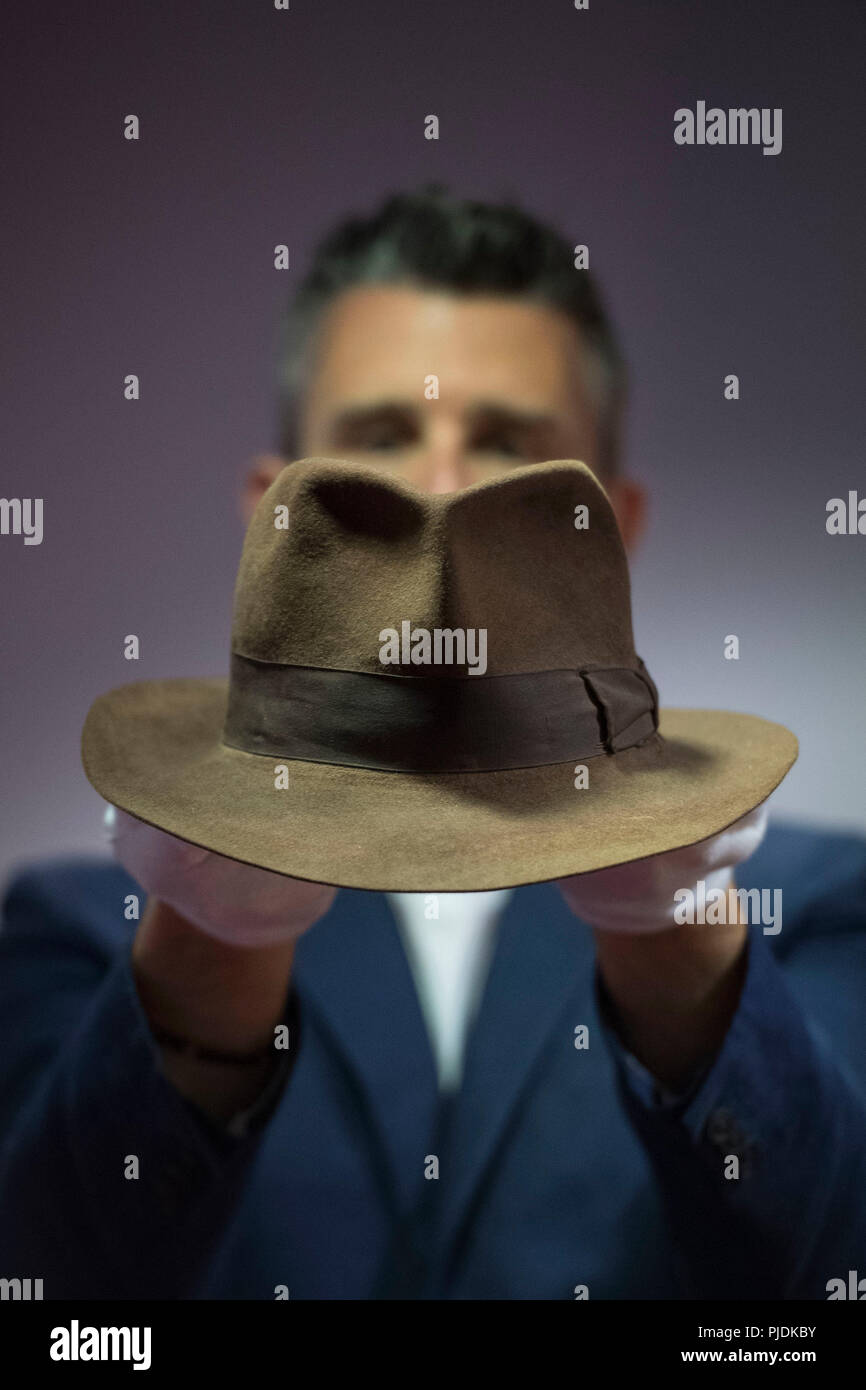 Indiana Jones' Fedora hat, worn by Harrison Ford in Indiana Jones and ...