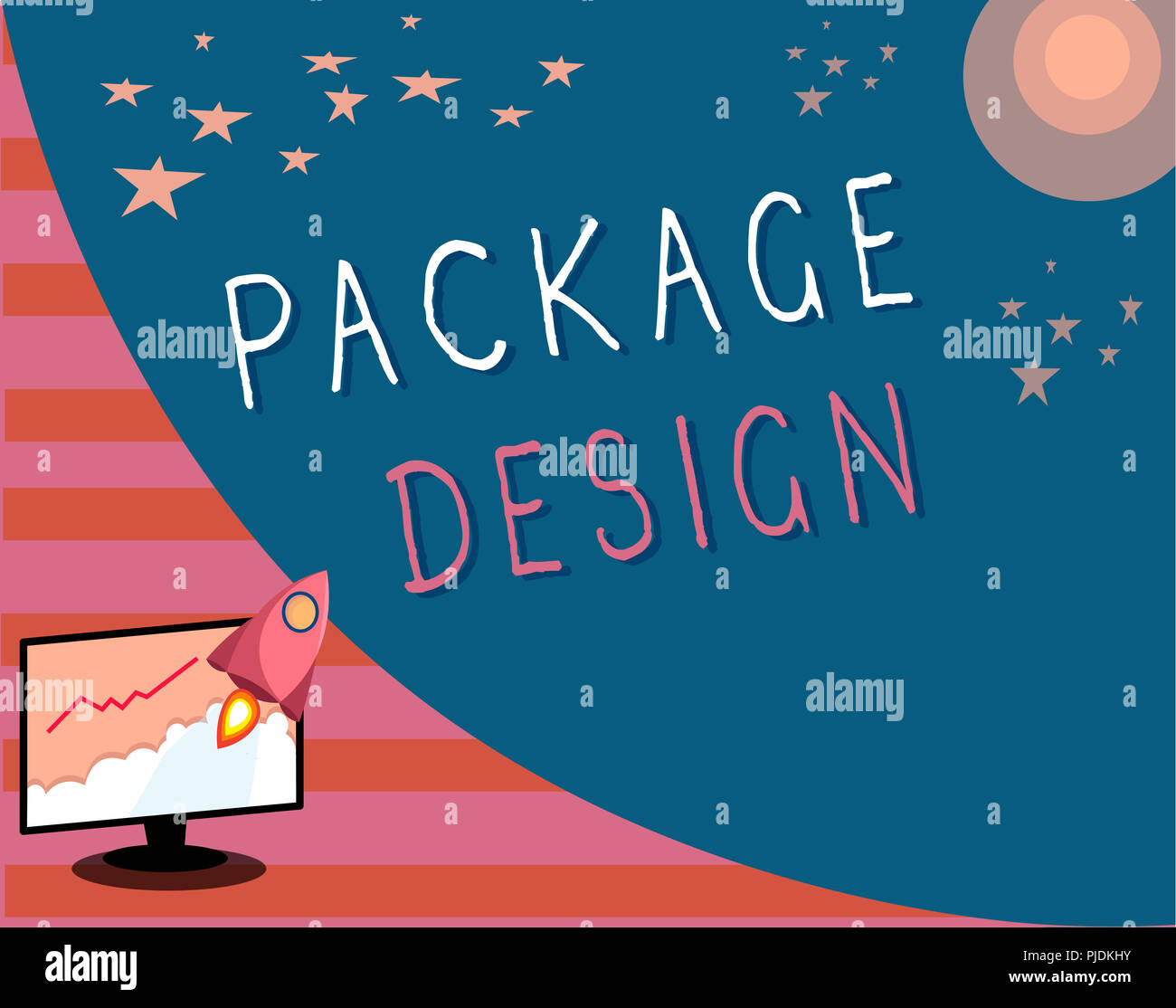 Writing note showing Package Design. Business photo showcasing Strategy ...