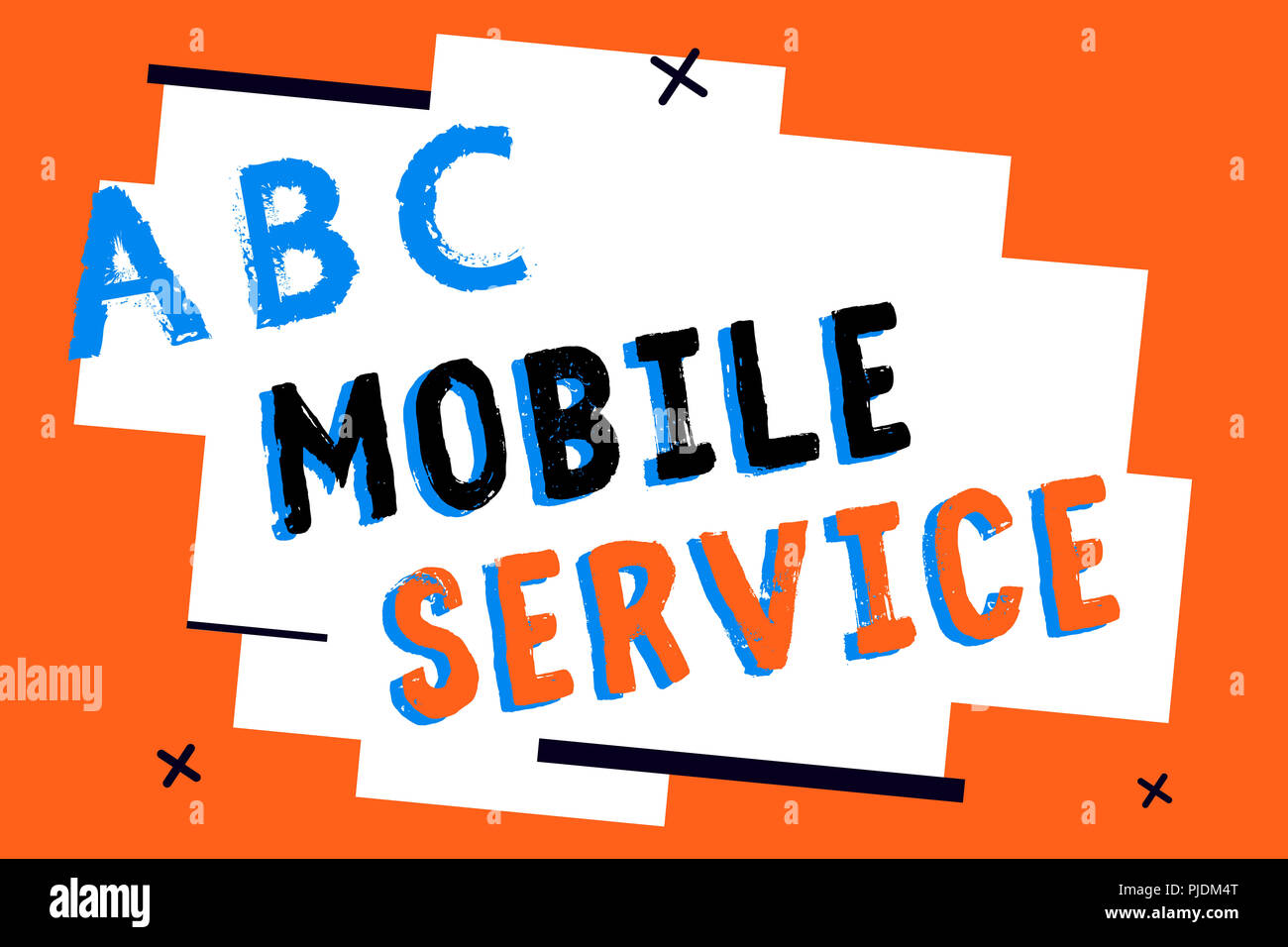 Text Sign Showing Mobile Service Conceptual Photo Radio Communication