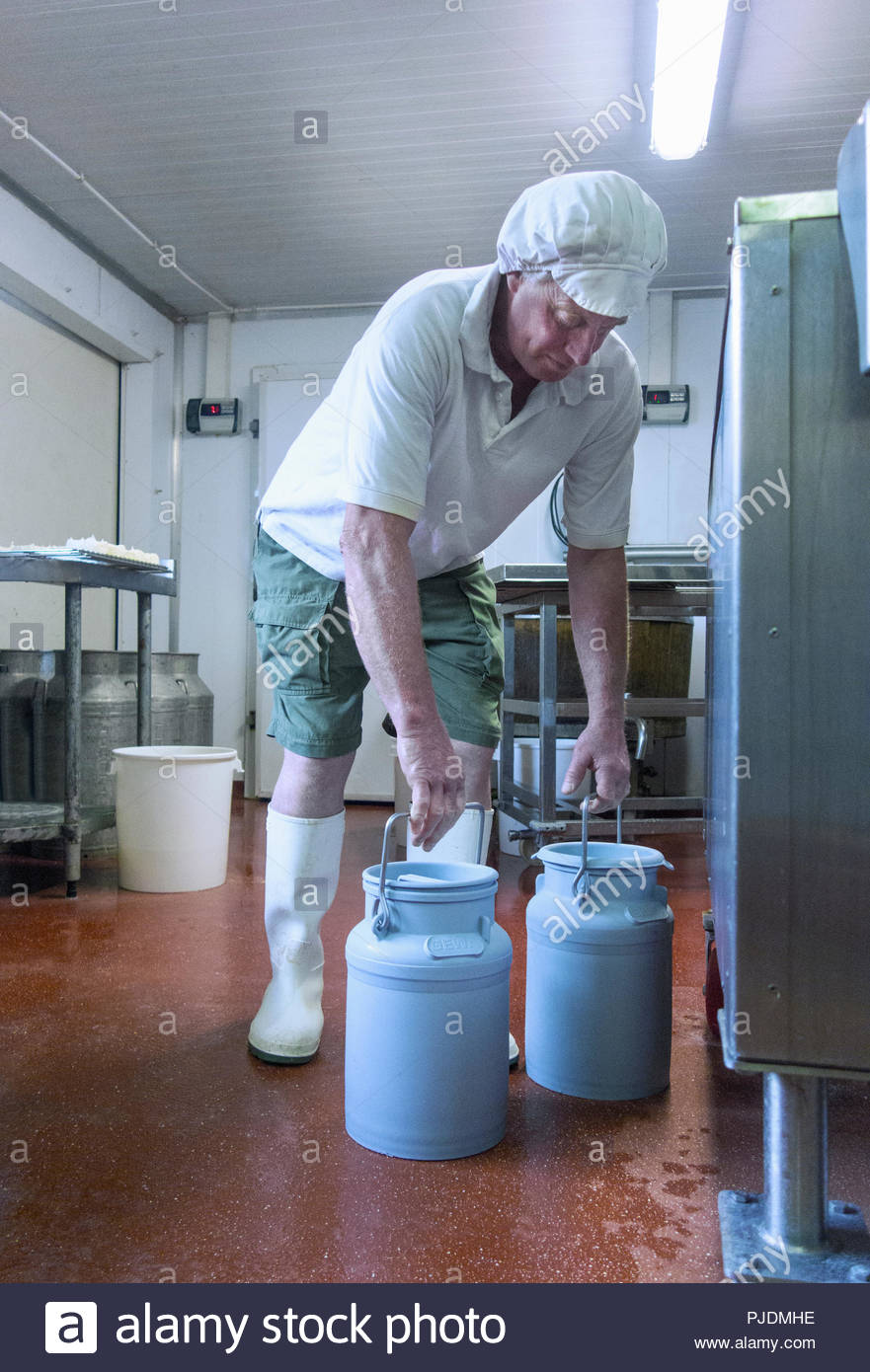 Traditional Milk Churns Stock Photos & Traditional Milk Churns Stock ...
