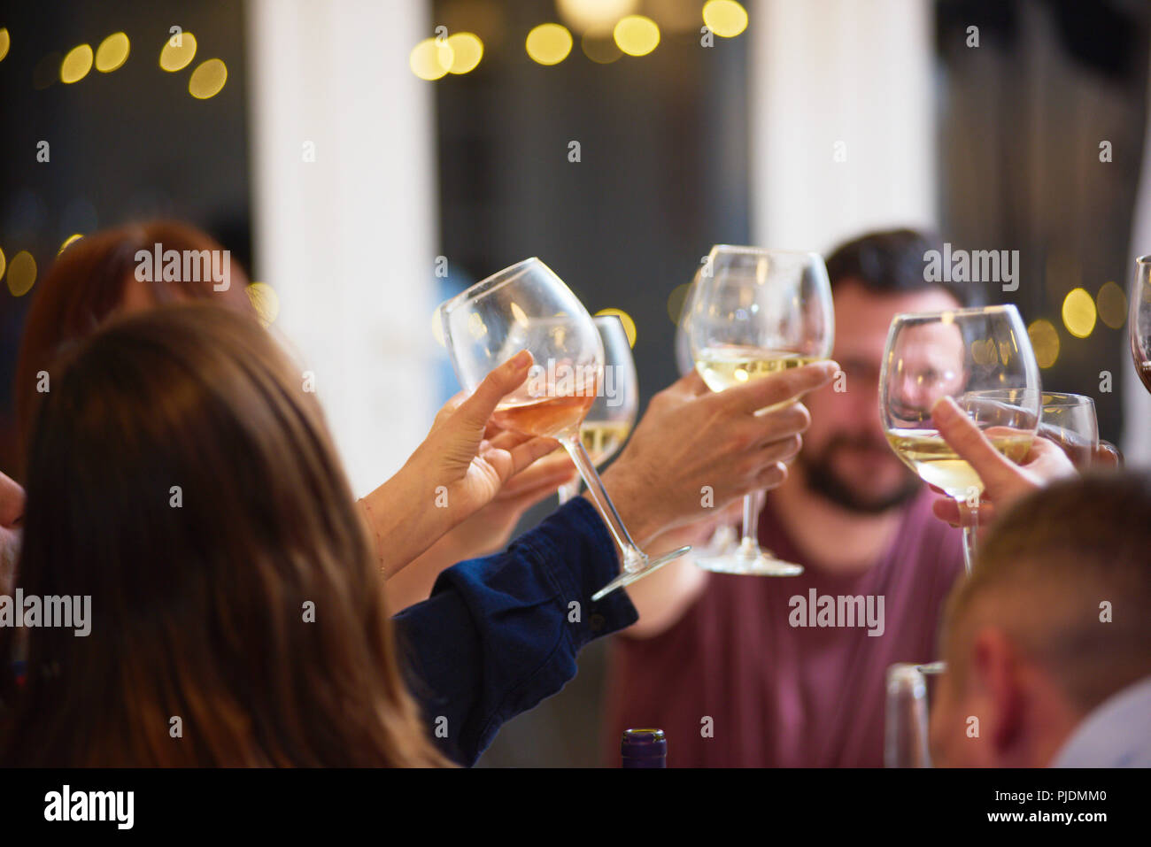 Dinner party hi-res stock photography and images - Alamy