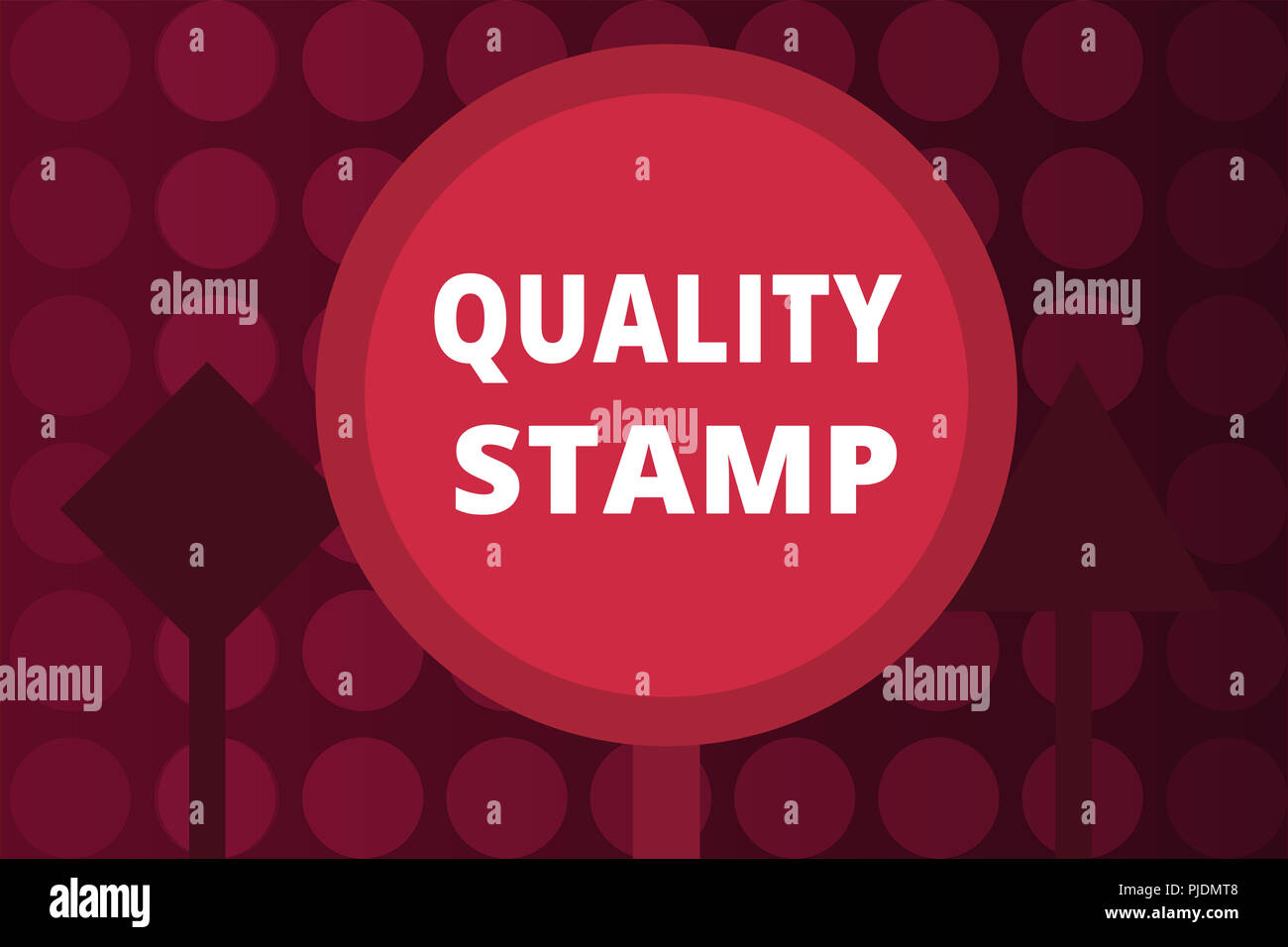Word writing text Quality Stamp. Business concept for Seal of Approval ...