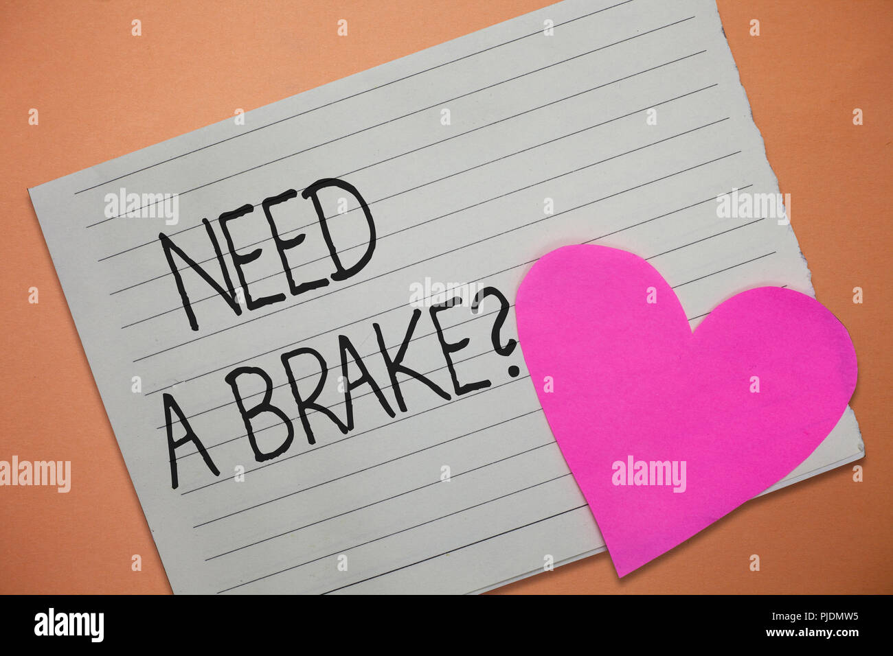 Word writing text Need A Brake question. Business concept for More Time ...