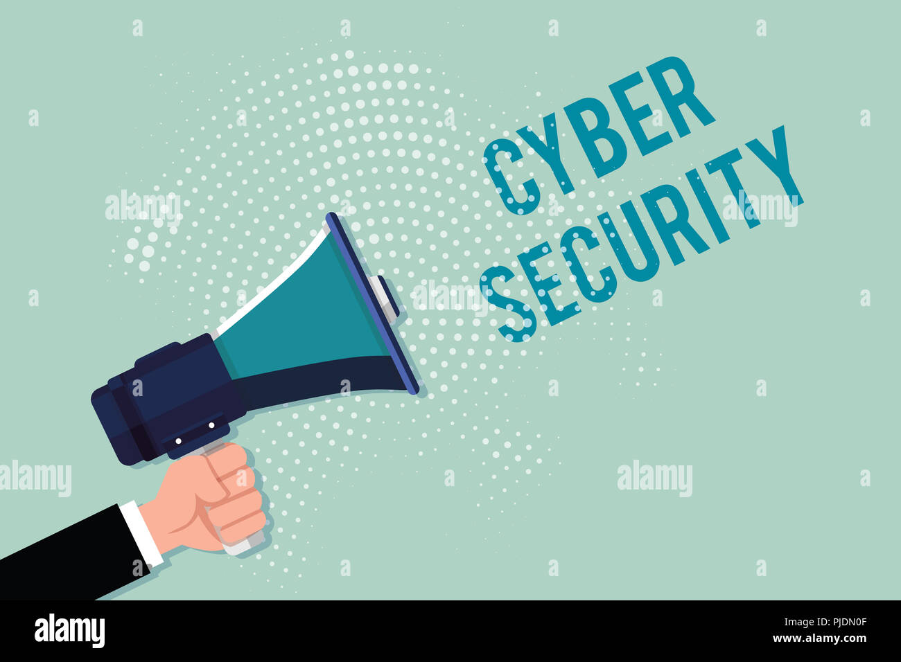 Handwriting text writing Cyber Security. Concept meaning Protect a ...