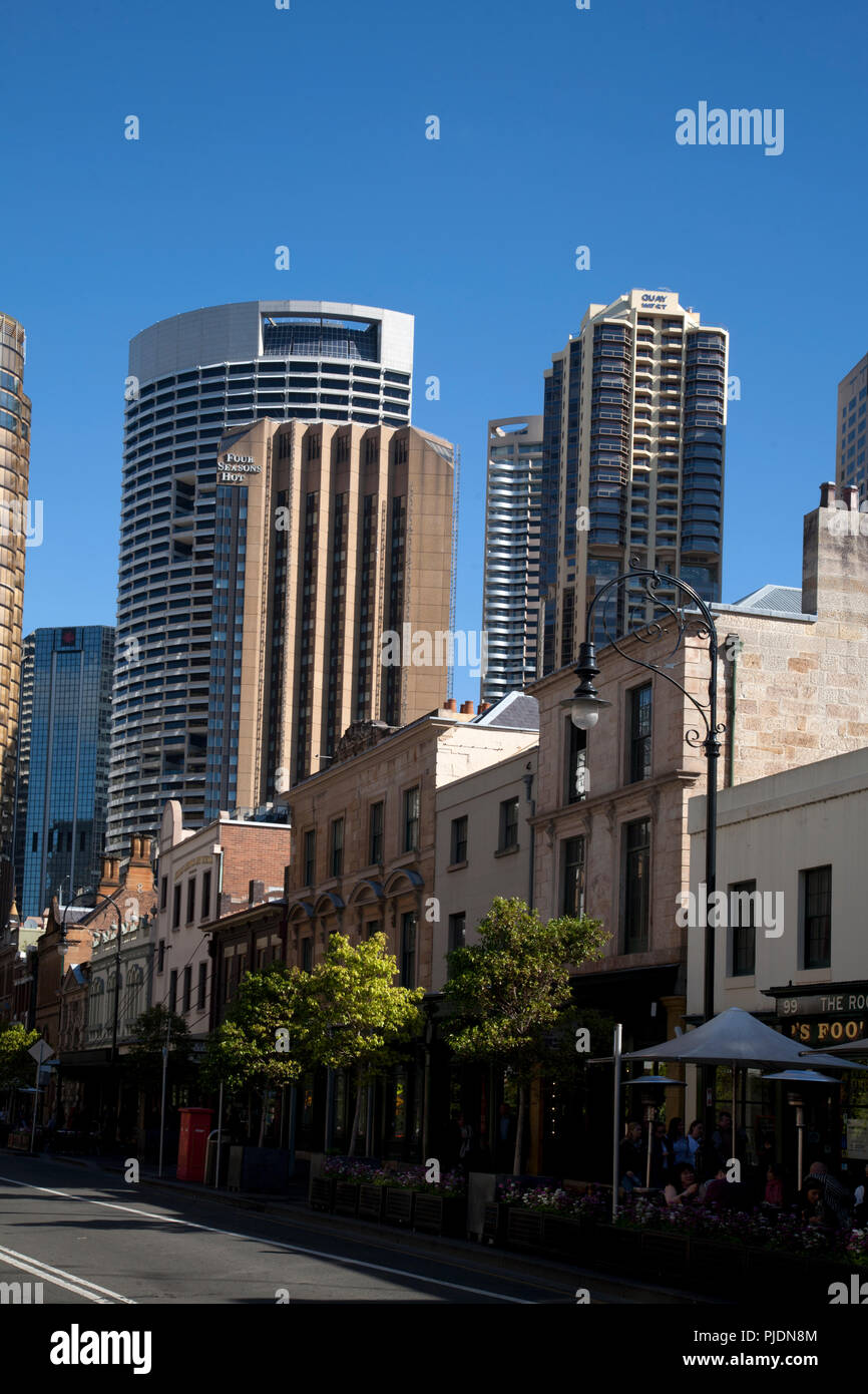 shops and cafes harrington street the rocks sydney new south wales ...