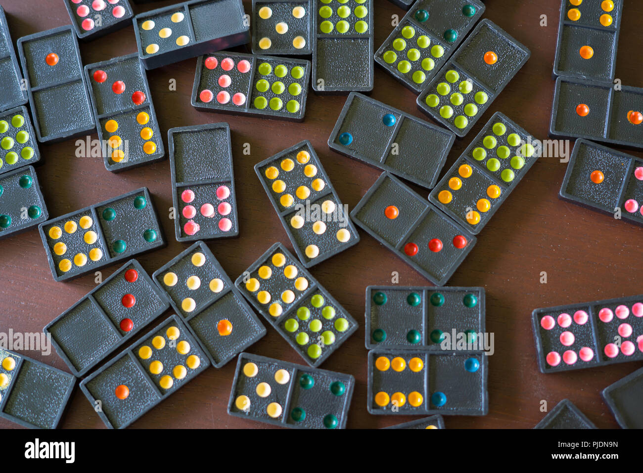 Dominoes game pieces hi-res stock photography and images - Alamy