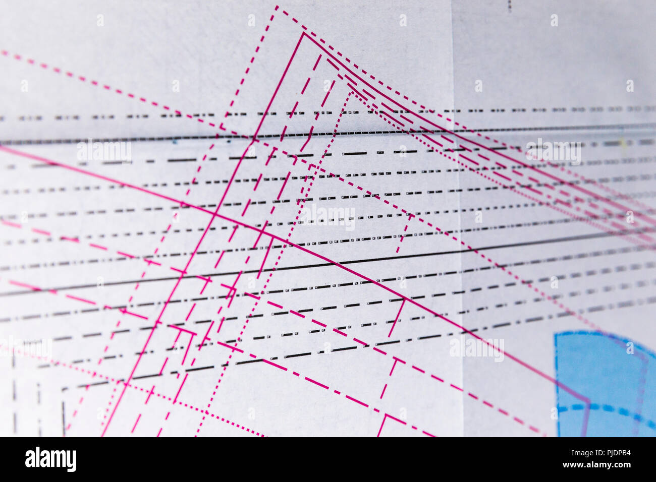 Graph on grid pattern hi-res stock photography and images - Alamy
