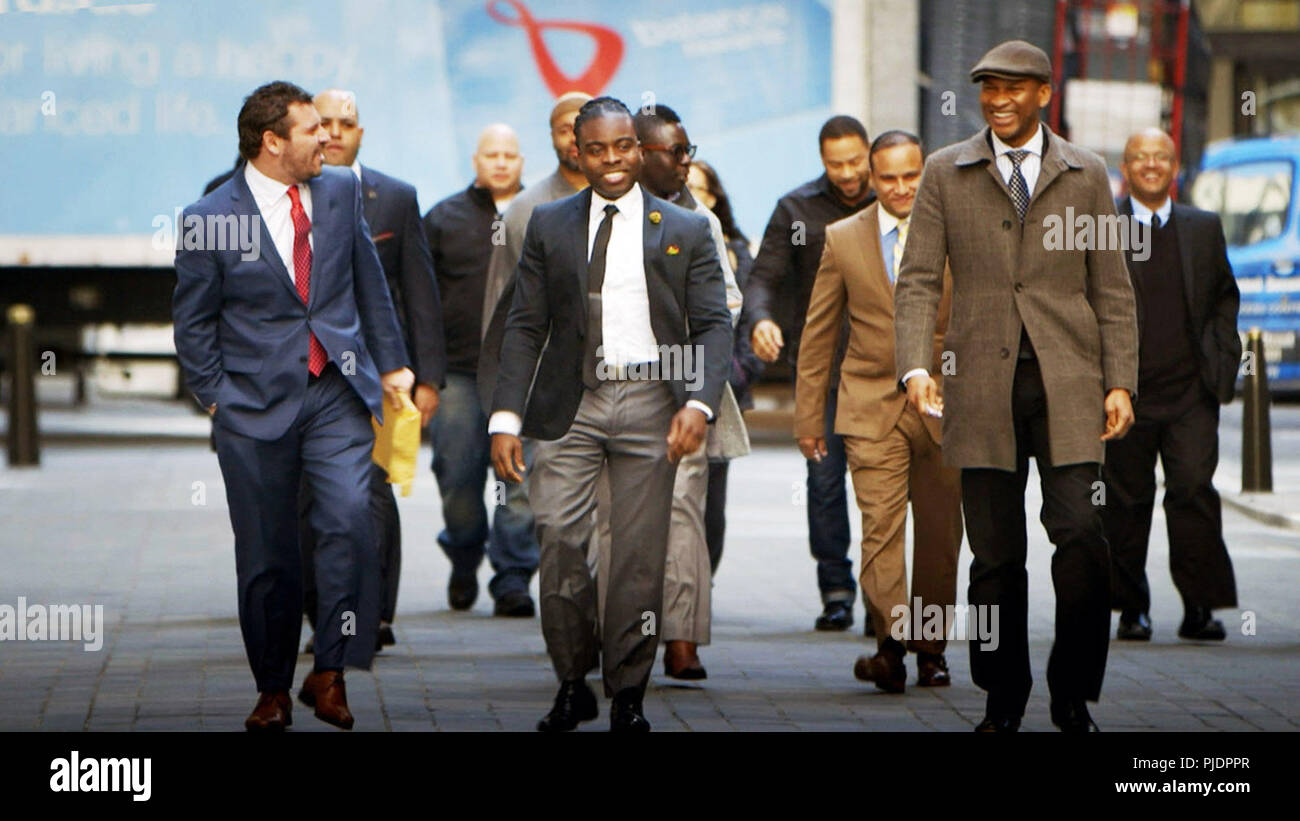 CRIME + PUNISHMENT, Edwin Raymond (center), 2018. © Hulu /Courtesy ...