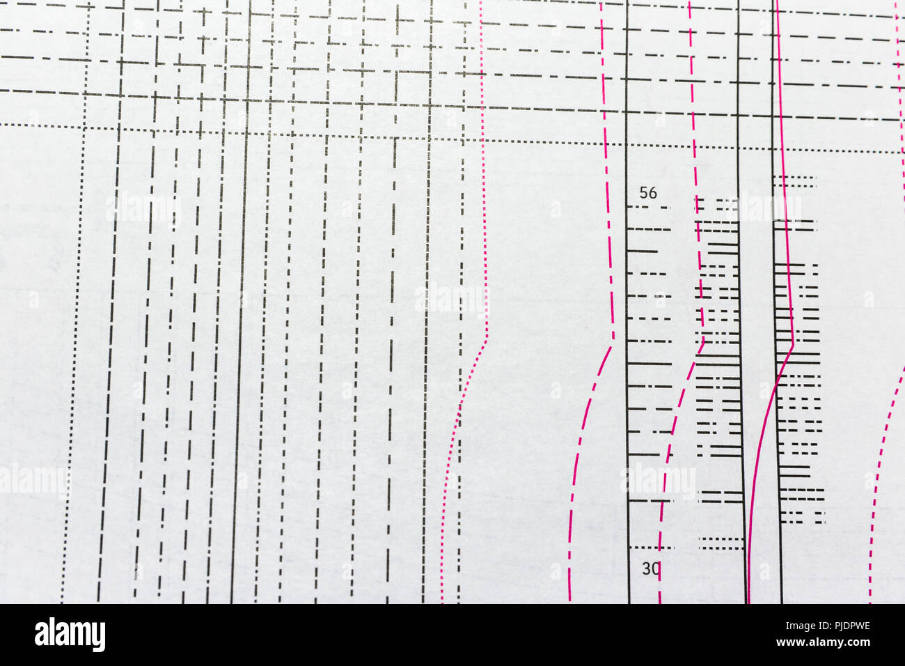 Line graph book hi-res stock photography and images - Alamy