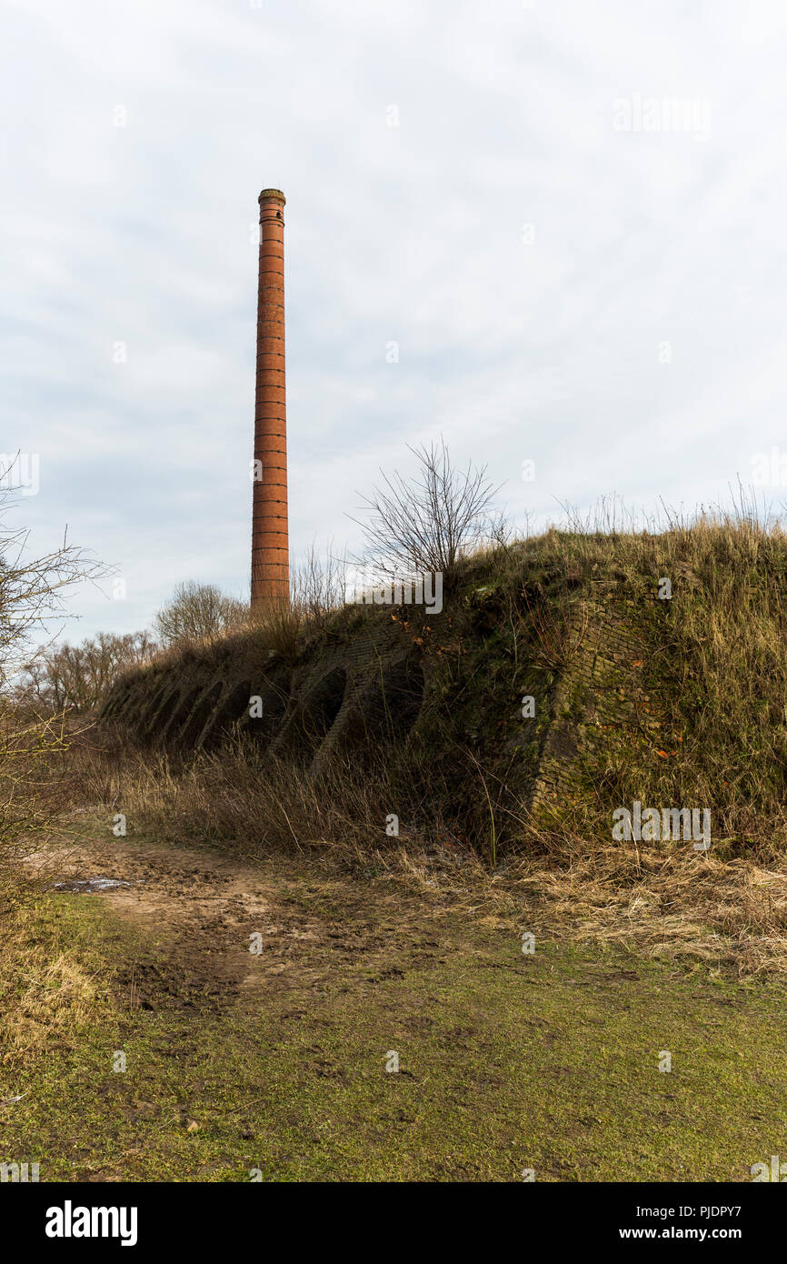 Smoke stack above old dutch kiln Stock Photo - Alamy