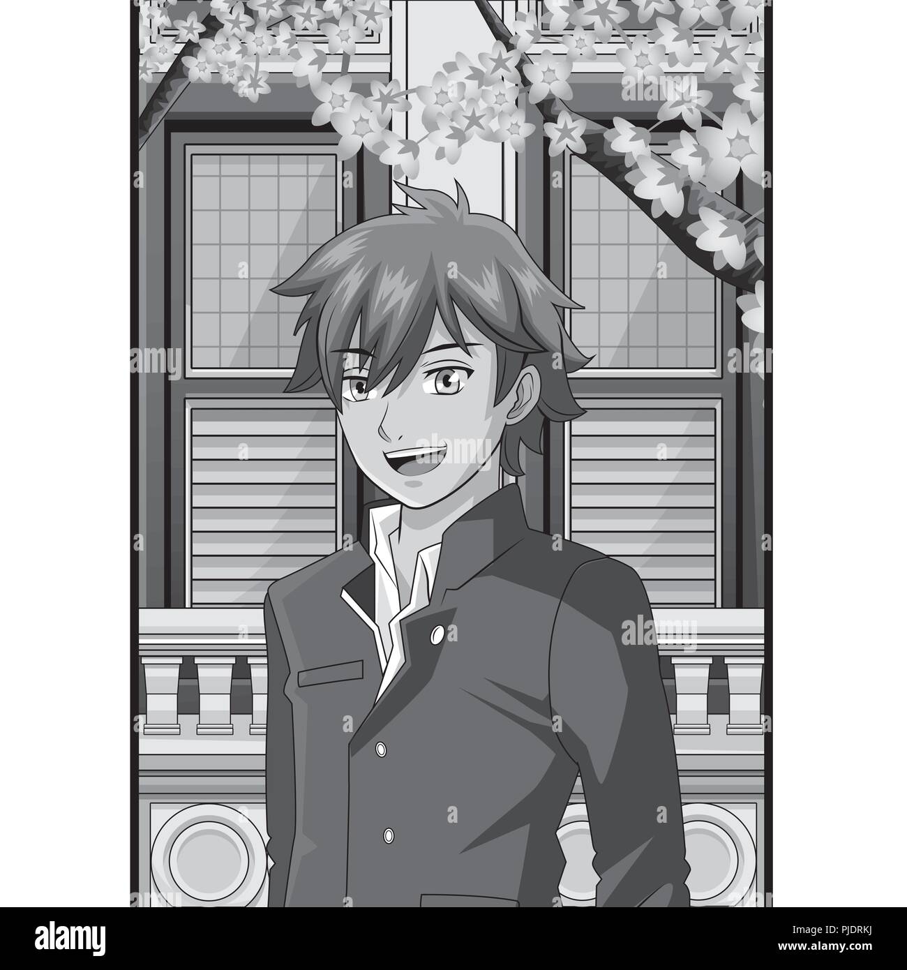 Young Male Anime
