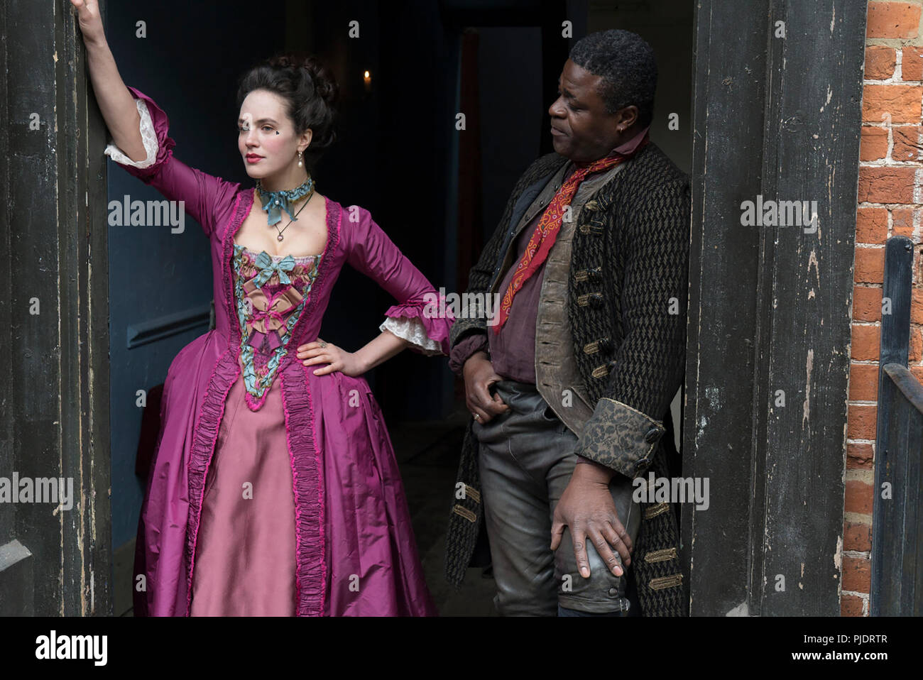 HARLOTS, from left: Jessica Brown Findlay, Danny Sapani, (Season 2, ep ...