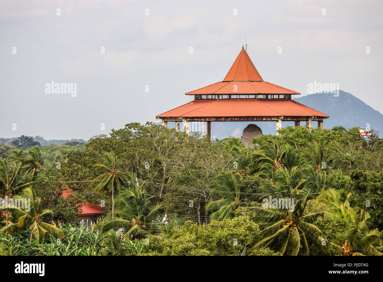 Distant View of a Buddhist Shrine Room Stock Photo - Alamy