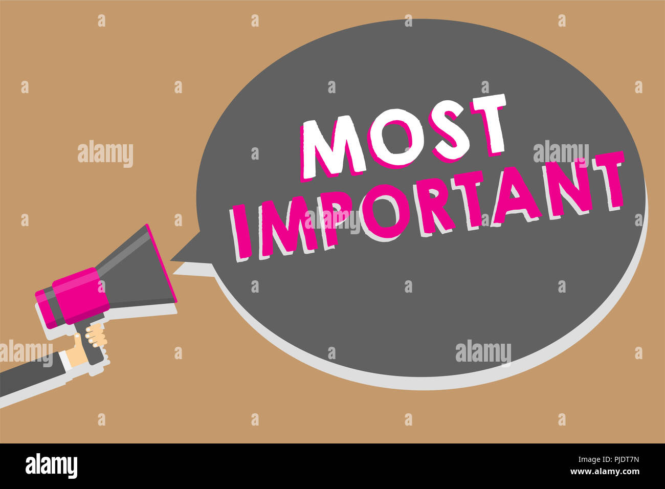 Word writing text Most Important. Business concept for Greatest or ...