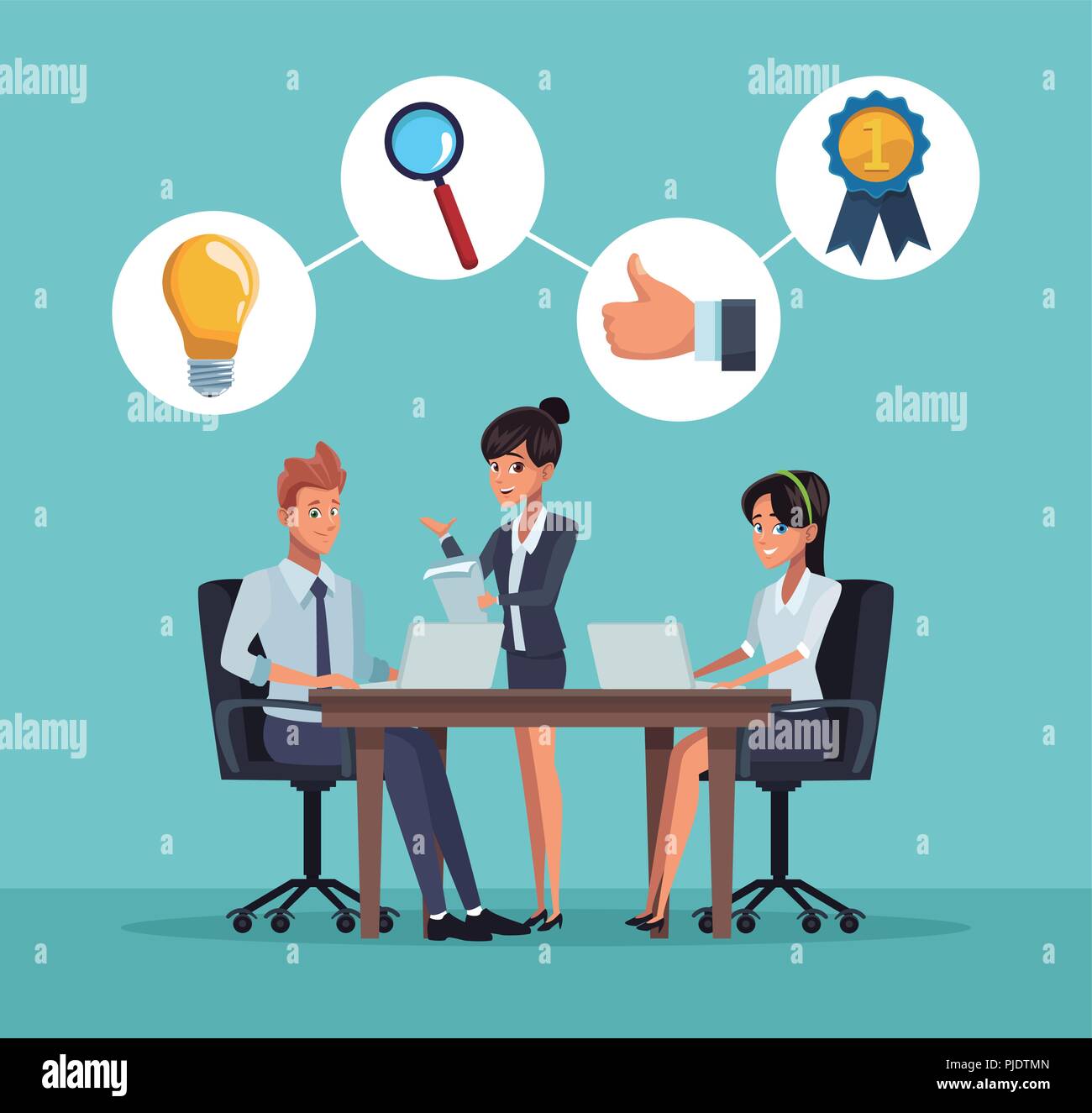 Business coworkers cartoons Stock Vector Image & Art - Alamy