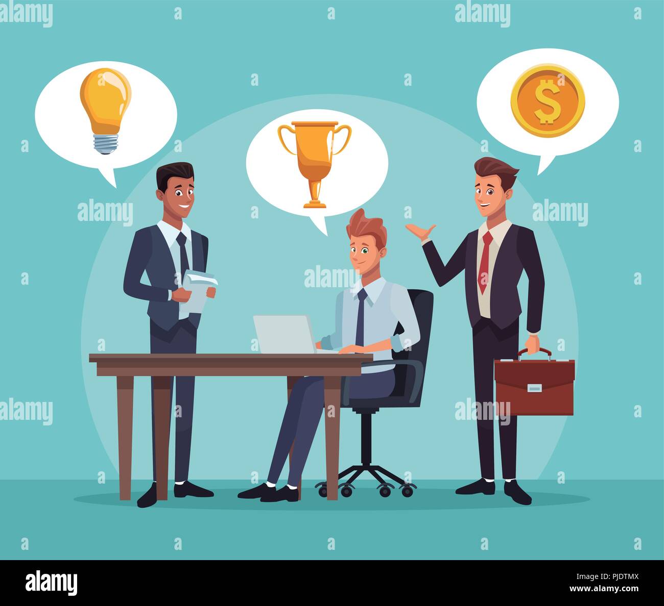 Business coworkers cartoons Stock Vector Image & Art - Alamy