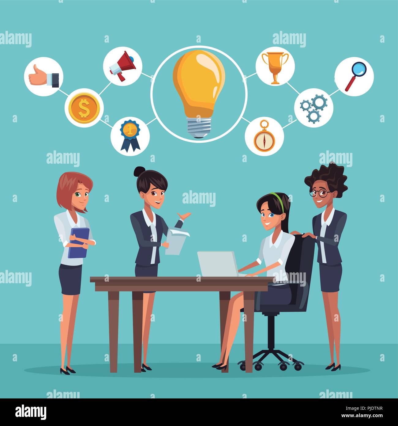 Business coworkers cartoons Stock Vector Image & Art - Alamy