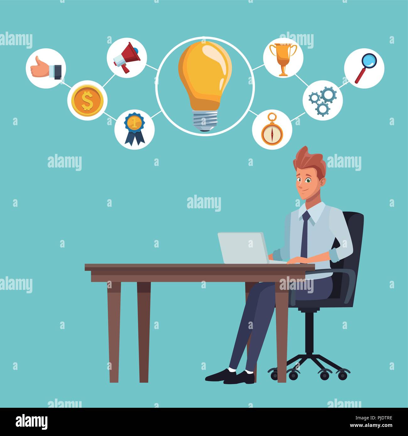 Pc cartoons Stock Vector Images - Alamy