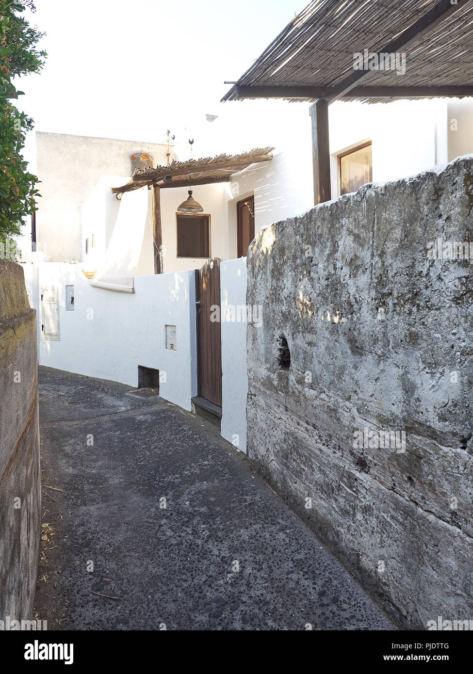 Stromboli island ginostra sicily italy hi-res stock photography and ...