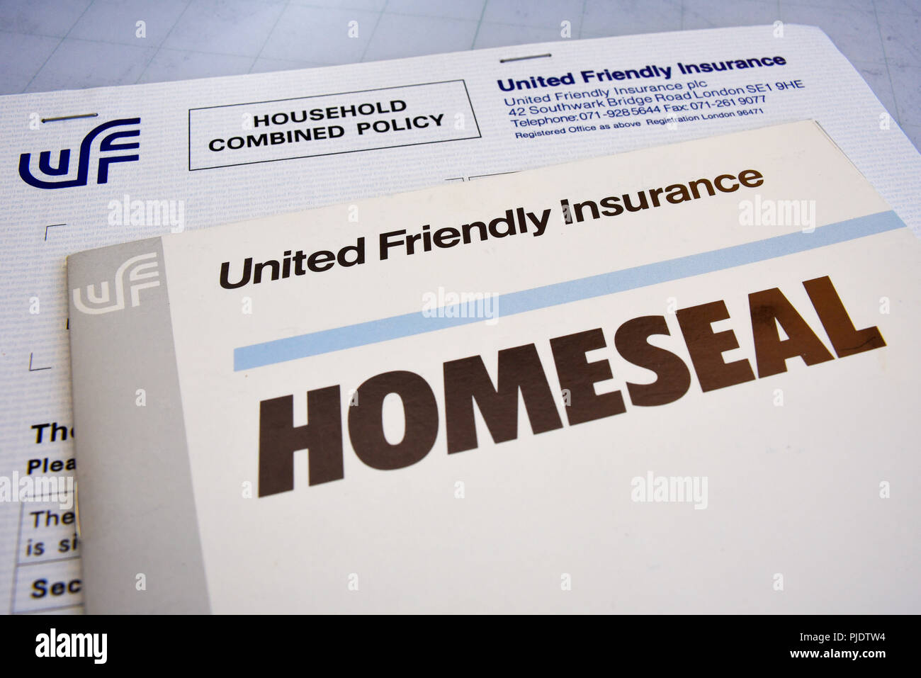 Insurance policy document hi-res stock photography and images - Alamy