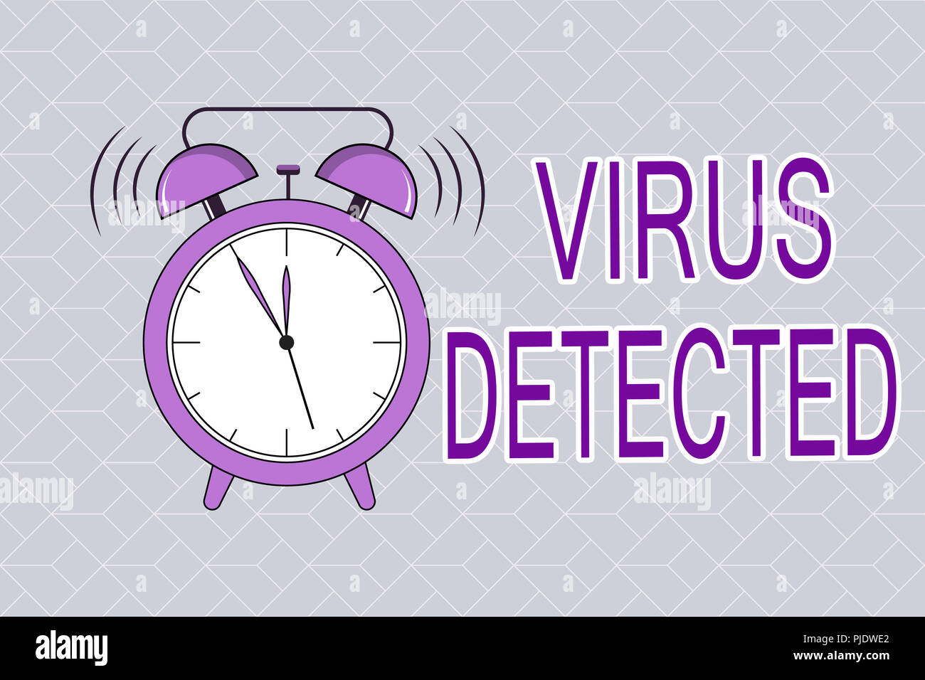 Text Sign Showing Virus Detected Conceptual Photo A Computer Program Used To Prevent And Remove