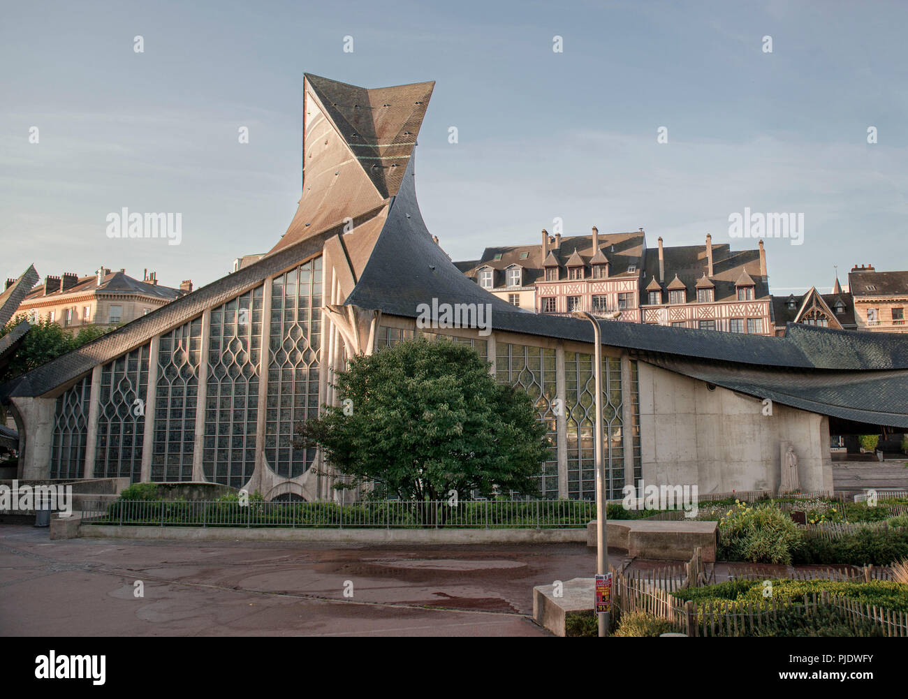 Church of Saint Joan of Arc was completed in 1979 in the center of the ...