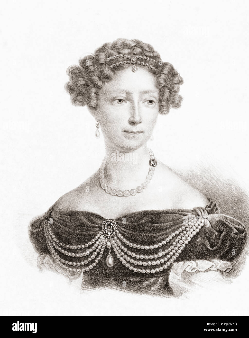 Anna Pavlovna of Russia, 1795-1865. Russian princess, daughter of Paul ...