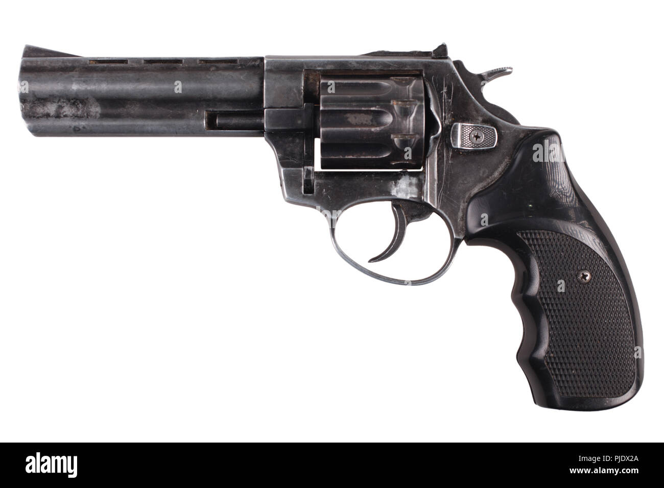 Revolver isolated on white background Stock Photo - Alamy