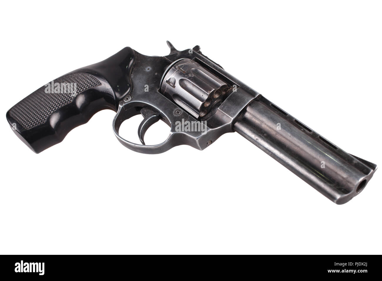 Revolver isolated on white background Stock Photo - Alamy
