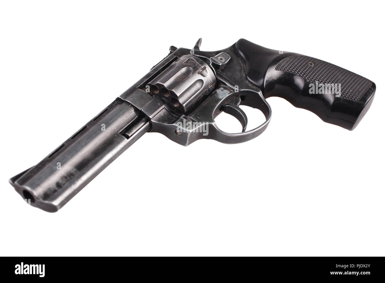 Revolver isolated on white background Stock Photo - Alamy