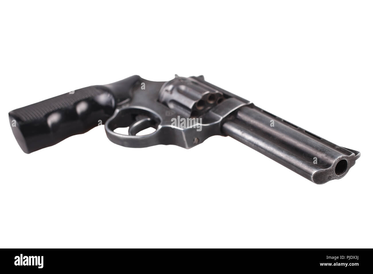 Revolver isolated on white background Stock Photo - Alamy