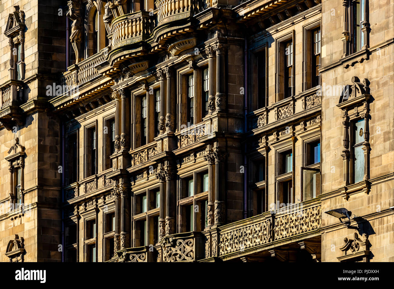 Building exterior of Jenners department store in Princes Street ...