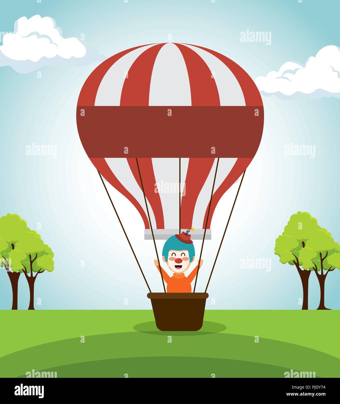 Flying circus Stock Vector Images - Alamy