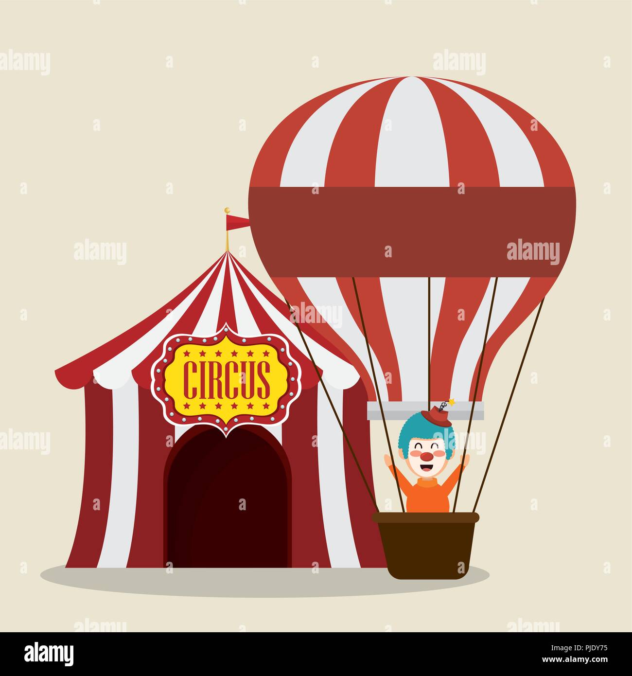 Flying circus Stock Vector Images - Alamy