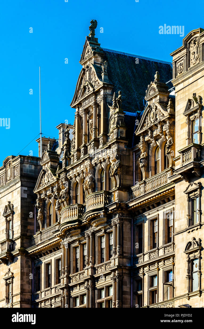 Building exterior of Jenners department store in Princes Street ...