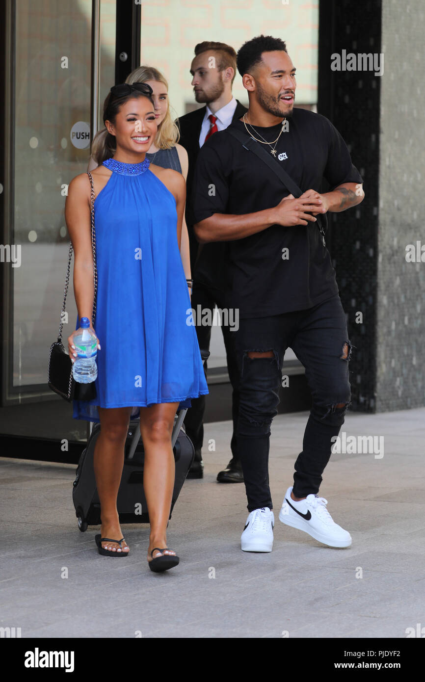 Kazimir Crossley and Josh Denzel at ITV Studios in London. Featuring ...