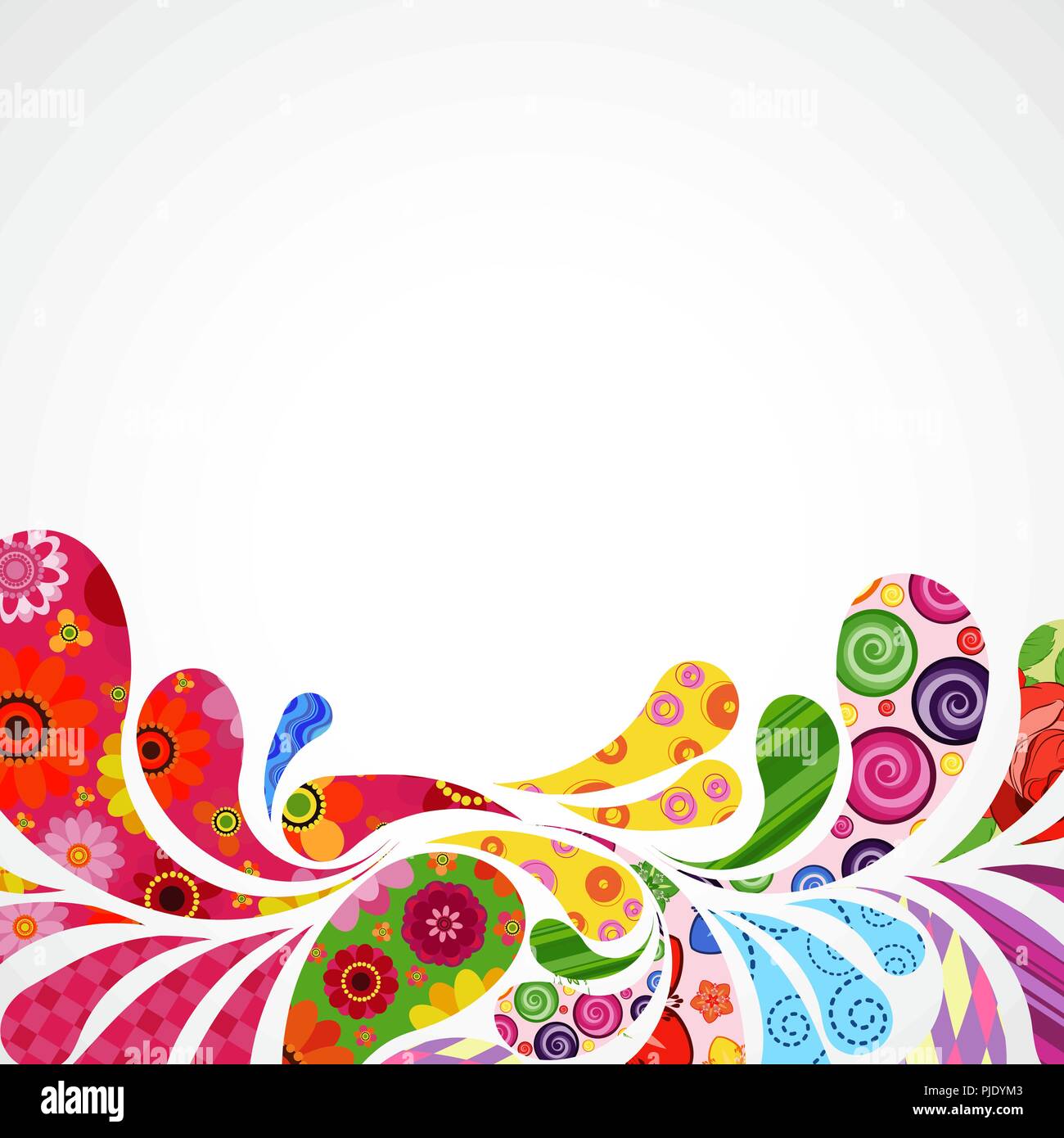 Floral and ornamental item background Stock Vector Image & Art - Alamy
