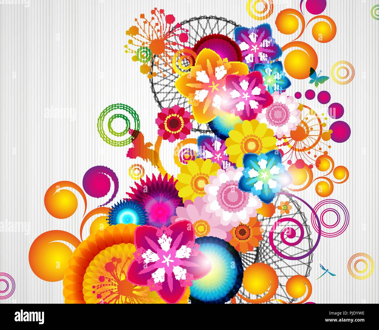Gift card. Floral design background Stock Vector Image & Art - Alamy