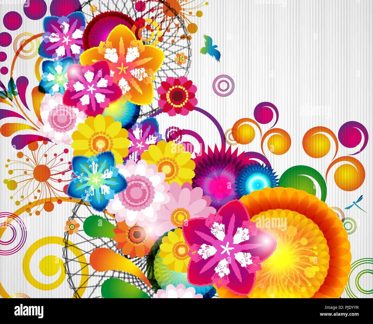 Gift card. Floral design background Stock Vector Image & Art - Alamy
