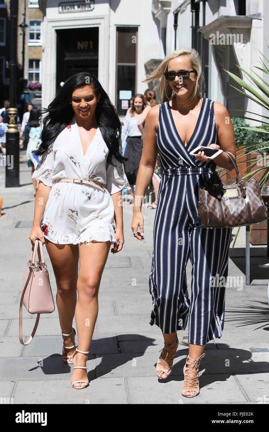 Alexandra Cane and her mother Janice seen leaving Bauer Media, London ...