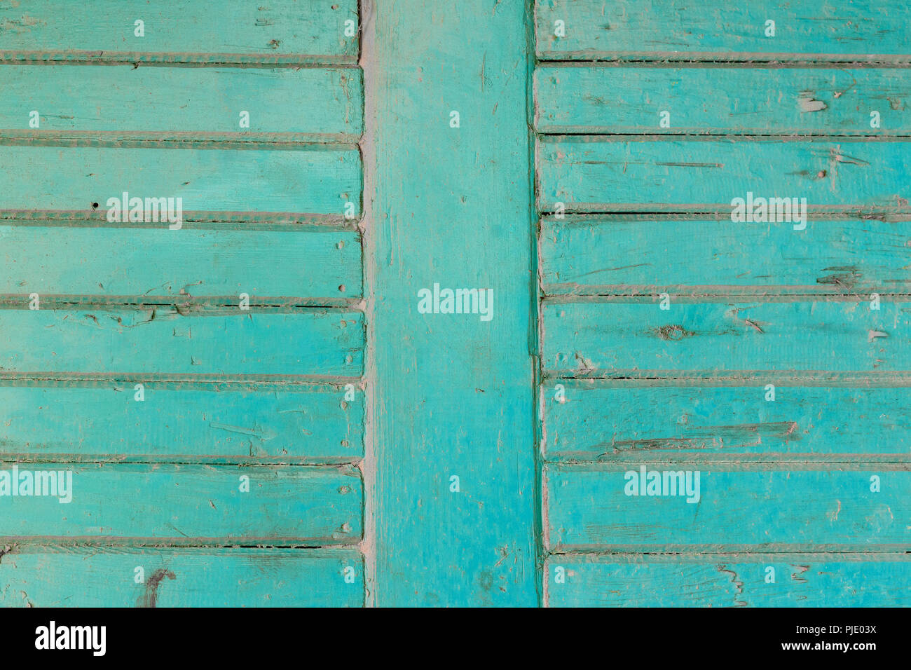 Old blue painted boards for use as a background Stock Photo - Alamy