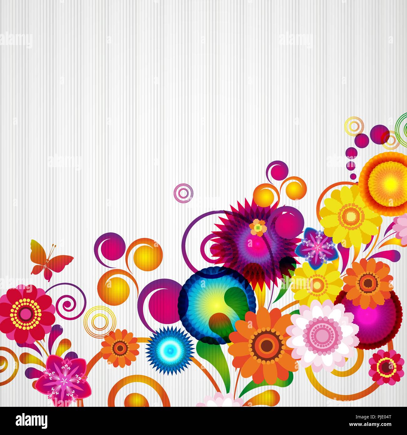 Gift card. Floral design background Stock Vector Image & Art - Alamy