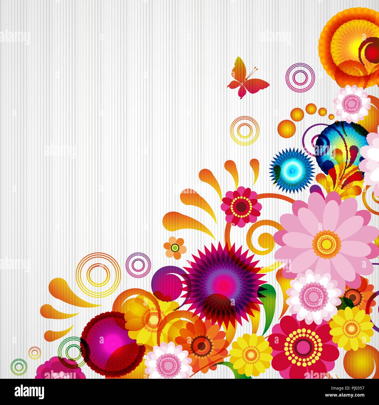 Gift card. Floral design background Stock Vector Image & Art - Alamy