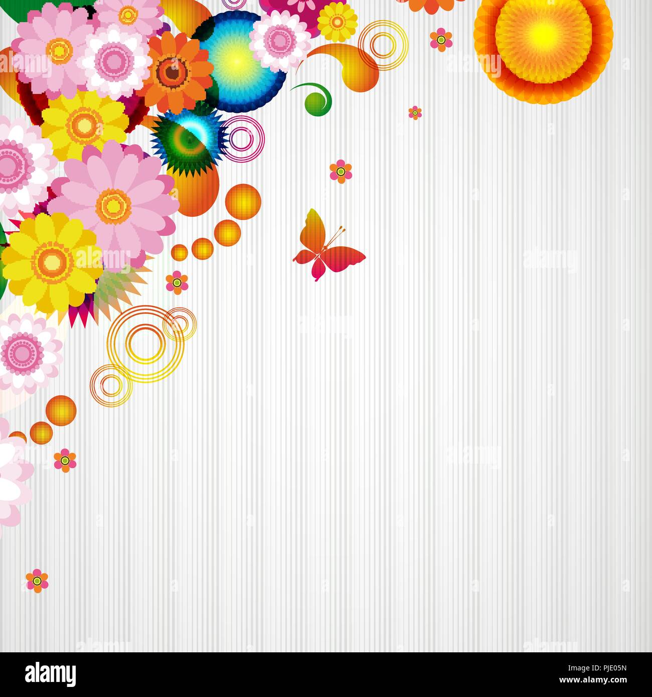 Gift card. Floral design background Stock Vector Image & Art - Alamy