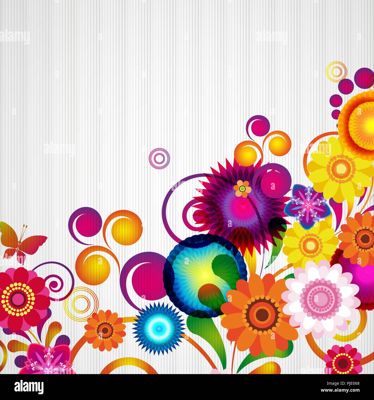 Gift card. Floral design background Stock Vector Image & Art - Alamy