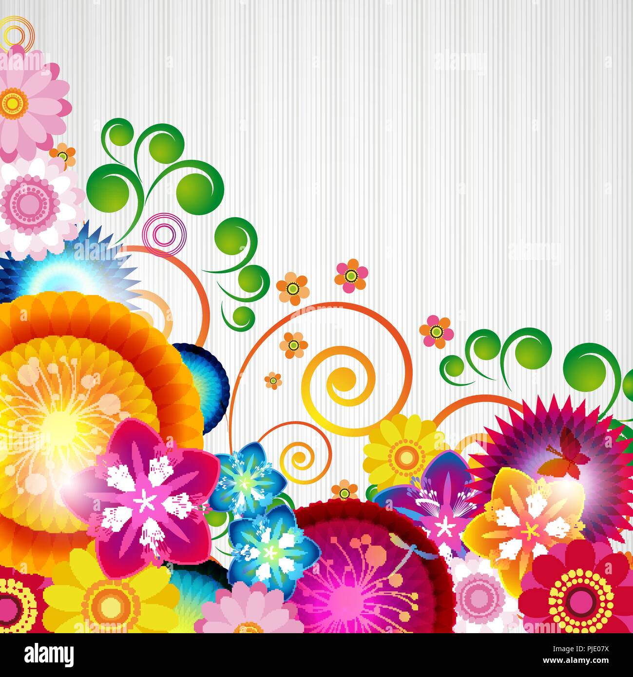 Gift card. Floral design background Stock Vector Image & Art - Alamy