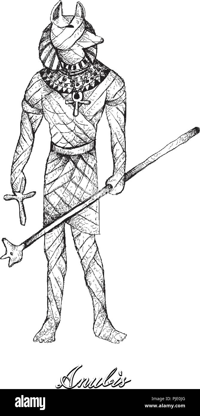 How To Draw Anubis
