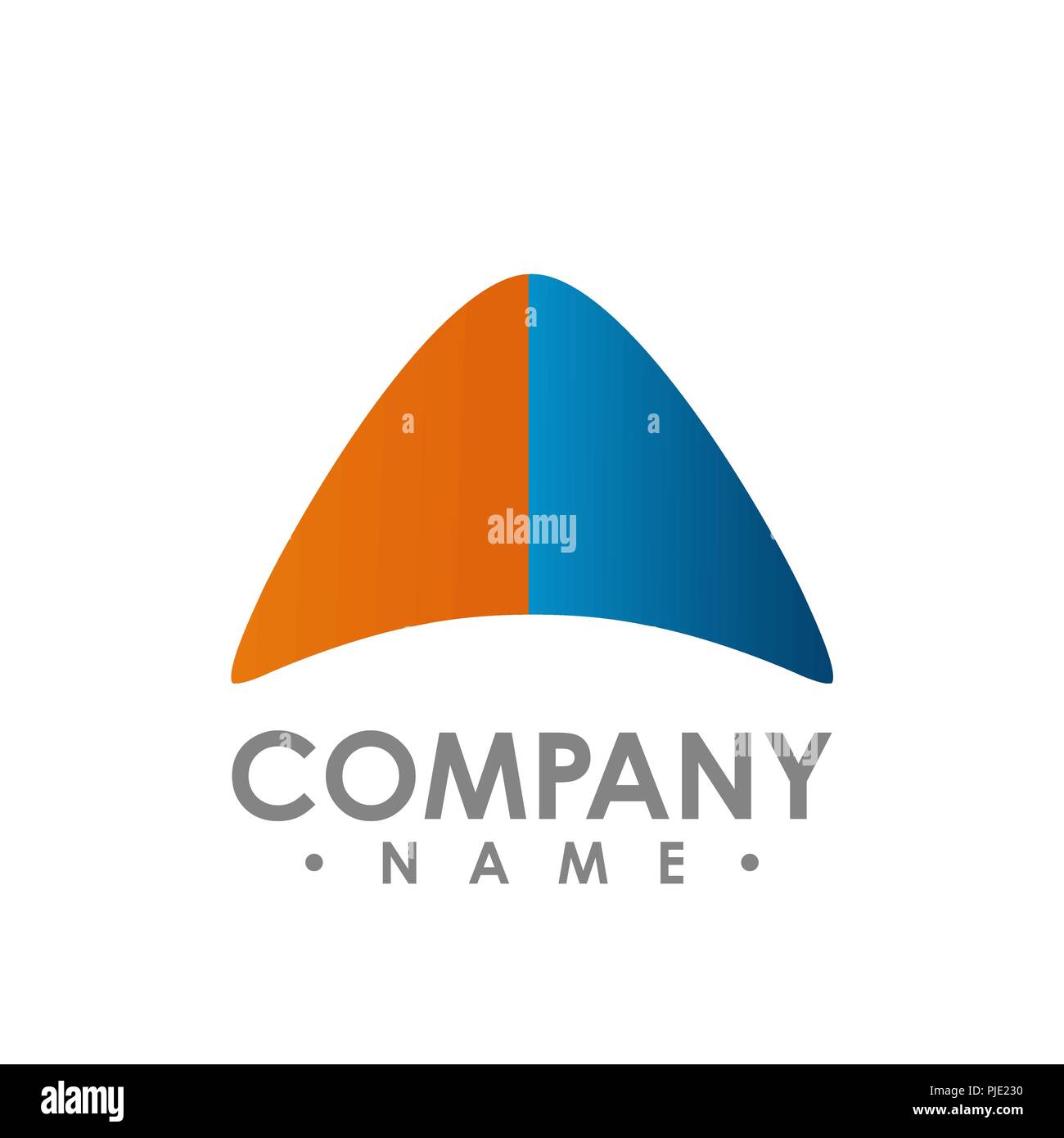 Abstract shape logo. Vector abstract logo. Abstract design element ...